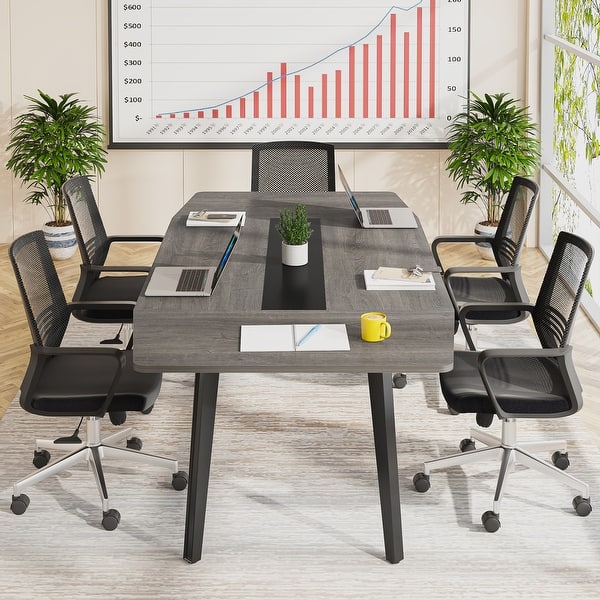 6FT Conference Table, Boat Shaped Meeting Table - On Sale - Bed Bath ...