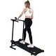 Manual Treadmill Non Electric Treadmill with 10° Incline Small Foldable ...
