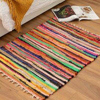 Fabstyles Spectrum Cotton Handmade Area Rag Rug - On Sale - Bed Bath ...
