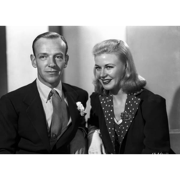 Fred Astaire and Ginger Rogers Couple having a Conversation Photo Print - Bed Bath & Beyond ...