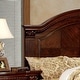 Furniture of America Tamp Traditional Cherry Solid Wood Panel Bed ...