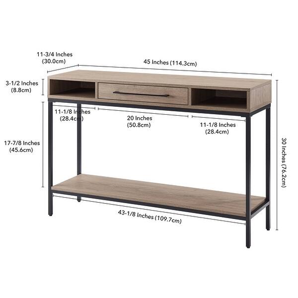 Arroyo 45" Wide Rectangular Console Table - 45" Wide - Bed Bath ...