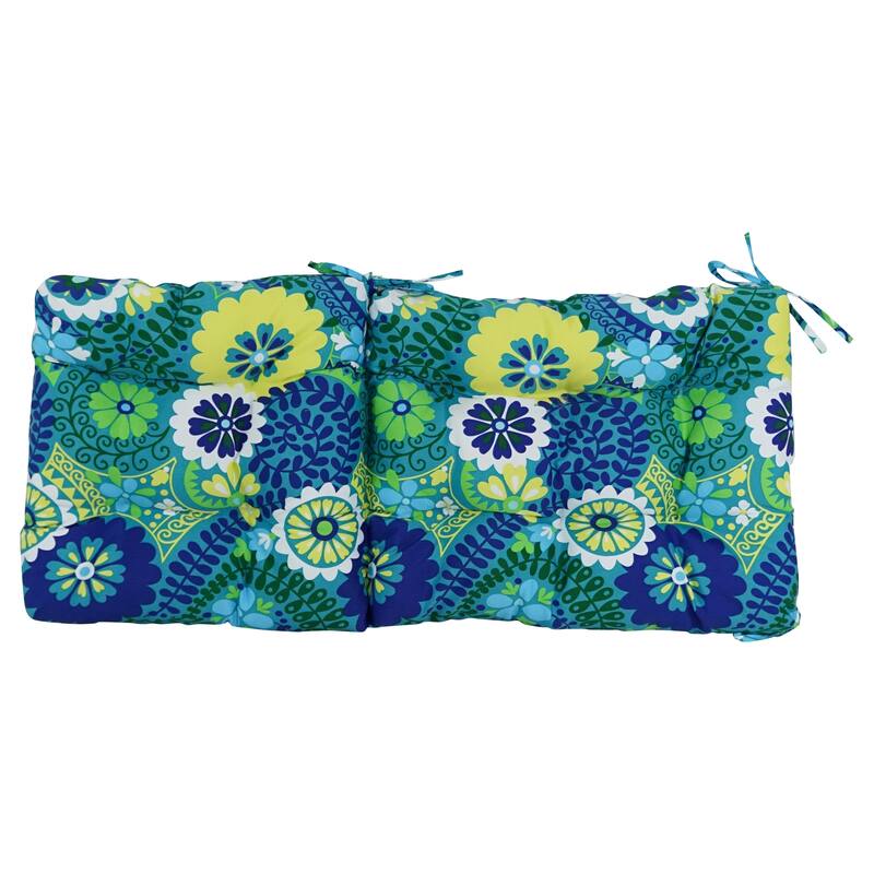 Multi-section Tufted Outdoor Seat/Back Chair Cushion (Multiple Sizes ...