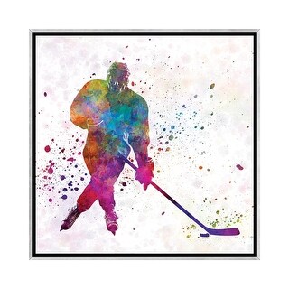 iCanvas "Hockey Skater III" by Paul Rommer Framed - Bed Bath & Beyond ...