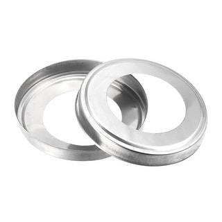 Round Escutcheon Plate 12pcs 201 Stainless Steel Pipe Cover for 51.5mm ...
