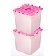 STARPLAST Stacking Storage Bin with Hinged Lid, 2 Pack - Bed Bath ...