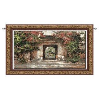 Design Toscano Flowered Doorway Landscape Wall Tapestry - Bed Bath ...