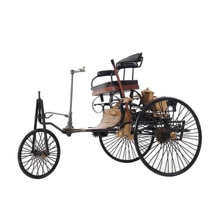c1886 Three Wheeled Mercedes Benz Motor Car Sculpture - 8.8" x 14" x 8 ...