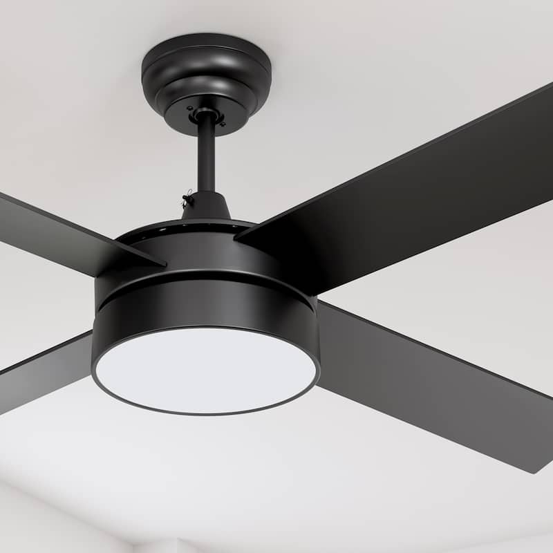 Moasis 48-inch 4 Blades Ceiling Fan with LED Lights and Remote Control ...