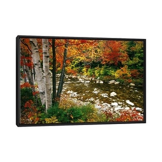iCanvas "Autumn Landscape, Swift River, White Mountains, New Hampshire ...