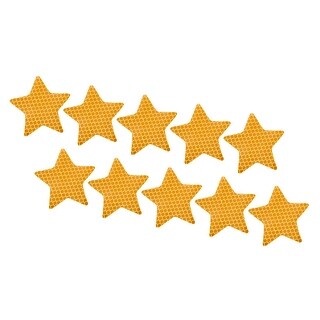Reflective Stickers, 30 Pack 2.36 x 2.36 Inch Warning Star Reflector ...