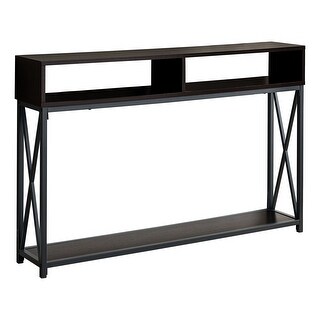 Console Table with 2 Outlet and 2 USB Ports,Entryway Table Narrow ...