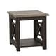Heatherbrook Charcoal and Ash End Table - Bed Bath & Beyond - 12033006
