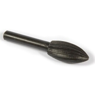 Forney 60071 Conical Shaped Rotary File With Rounded End, 1"x1/2"x1/4 ...