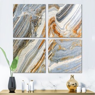 Designart "Colorful rock background" Stone Canvas Wall Art Print - Bed ...