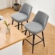 Spruce & Spring Ariel Counter Height Swivel Barstool Set - Bed Bath ...