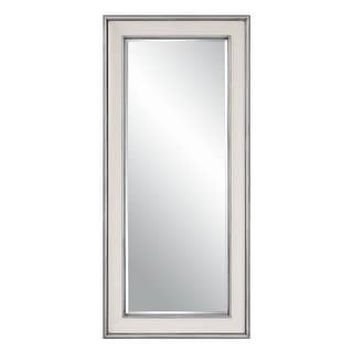 Uttermost 95210 32" W x 70" H Rectangular Wood Framed Bathroom Mirror ...