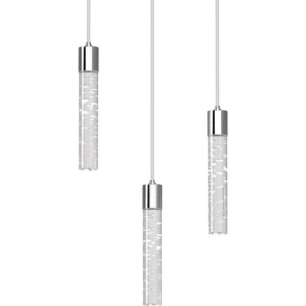 Volume Lighting Tristen 3 Light 14" Wide LED Abstract Pendant with ...