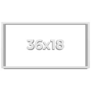 36x18 Shadow Box Frame White 1 Real Wood - Bed Bath & Beyond - 35955324