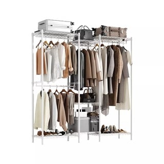 Adjustable angle round tube iron hanger (white) - Bed Bath & Beyond ...