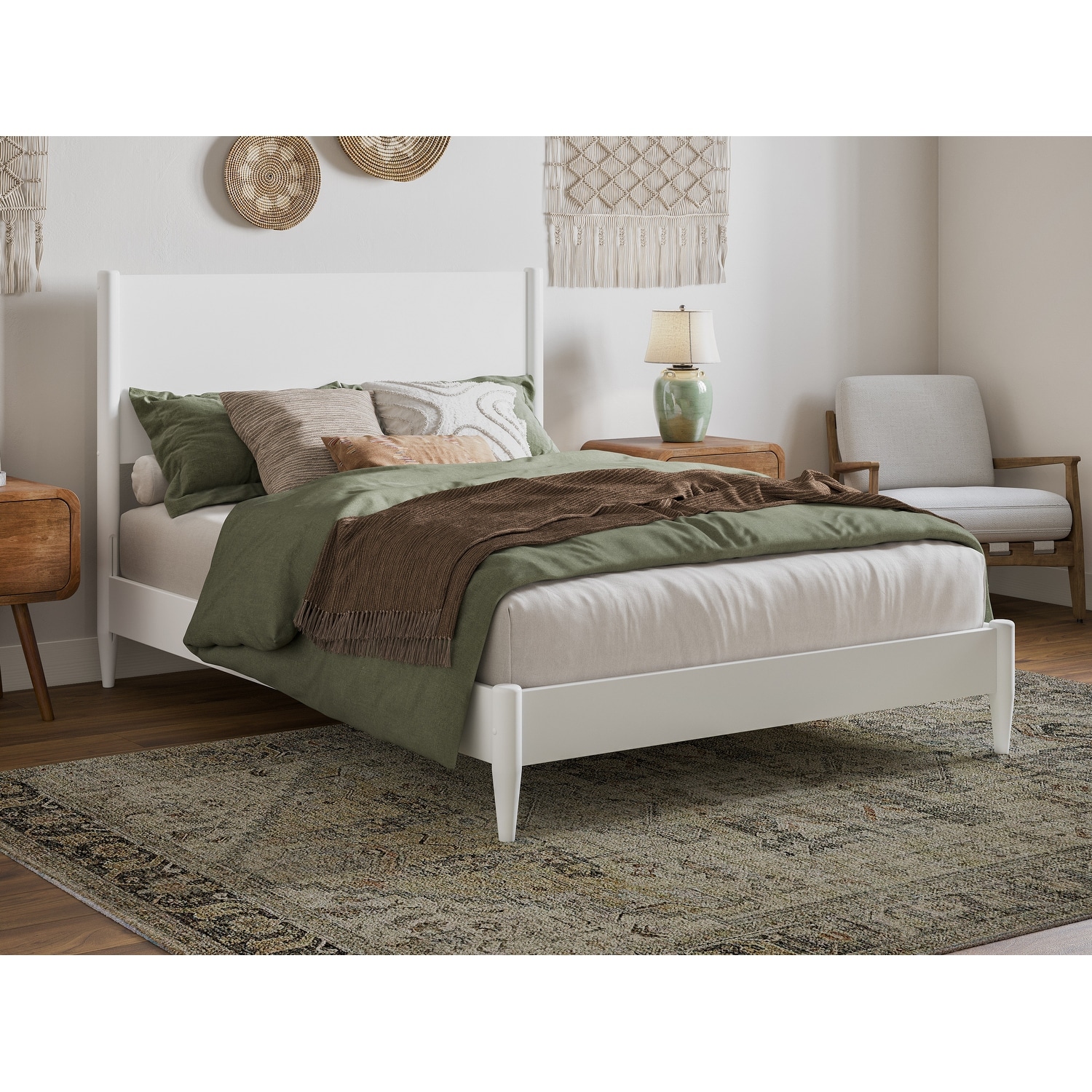 Pasadena Solid Wood Low Profile Platform Bed - On Sale - Bed Bath ...