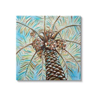 Stupell Modern Palm Tree Painting Canvas Wall Art, Design by Lisa ...