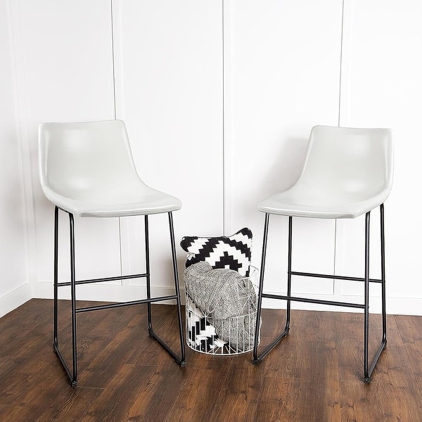 Bossin 18/26/30 inch Bar Stools Set of 2,Counter Height Bar Stools with ...