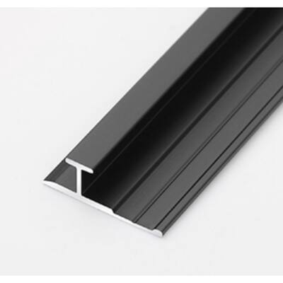 96 in Aluminum H-Shape Wood Wall Board Connector - Set of 10pc ...