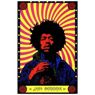 Jimi Hendrix Movie Poster Print (27 X 40) Item Movaf6180 - Bed Bath ...