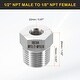 Stainless Steel Reducer Bushing Hex Bushings Pipe Fittings Reducing ...