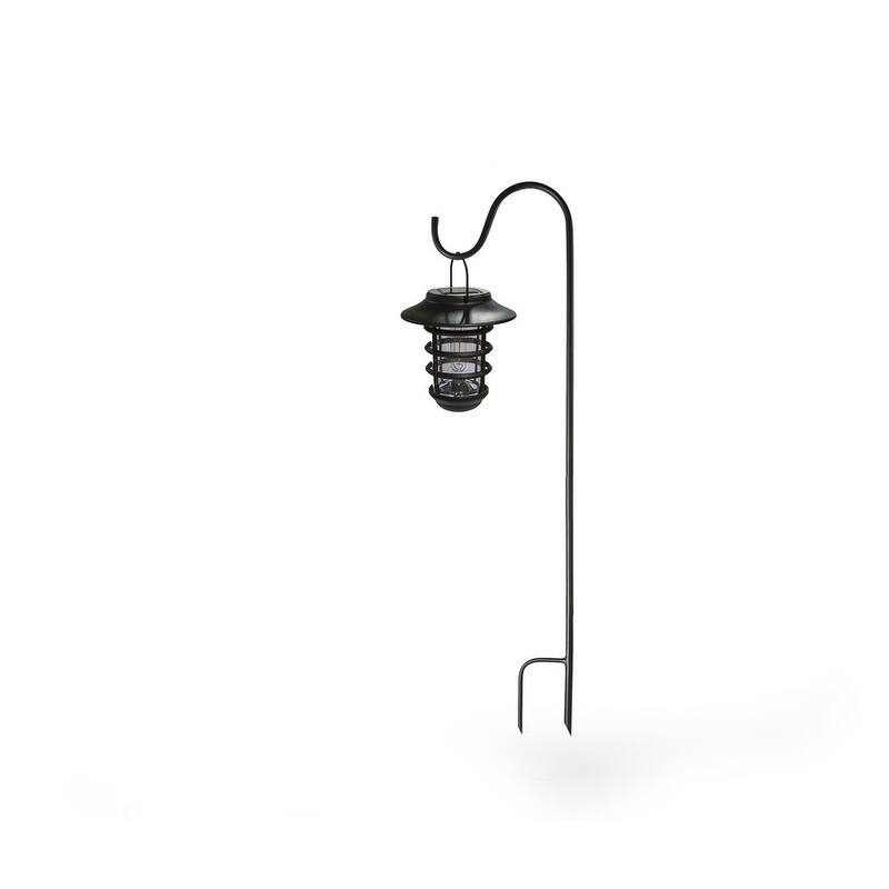 Classy Caps Black Nottingham Solar Hanging Coach Light (Set of 2) - On ...