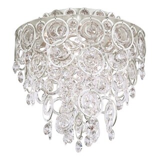 Modique 12 Light Chandelier in White with Clear Heritage Crystal - One ...