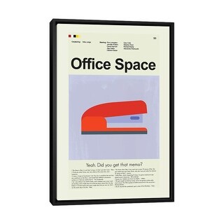 iCanvas "Office Space" by Prints and Giggles by Erin Hagerman Framed ...