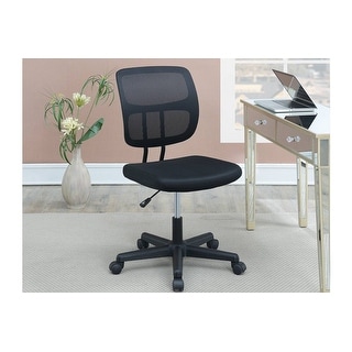 One-Piece Office Chair in Black Mesh Design Comfortable and Stylish ...