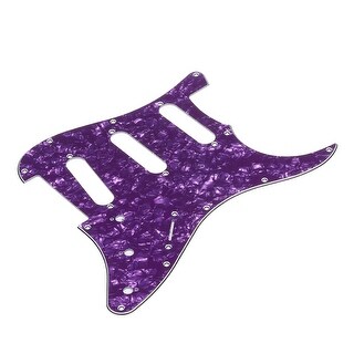 Guitar Pickguard 3 Single Coil Pickup for Guitar Purple - 225*285*2.4mm ...