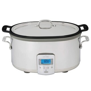 Slow Cooker, 7 Quart, Silver - Bed Bath & Beyond - 39719321