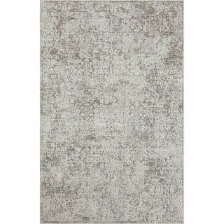 5' X 8' Gray Abstract Distressed Area Rug - 3'6" - Bed Bath & Beyond ...