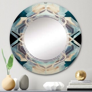 Designart 'Sacred Geometry In Vintage Color Tones X' Printed Modern ...