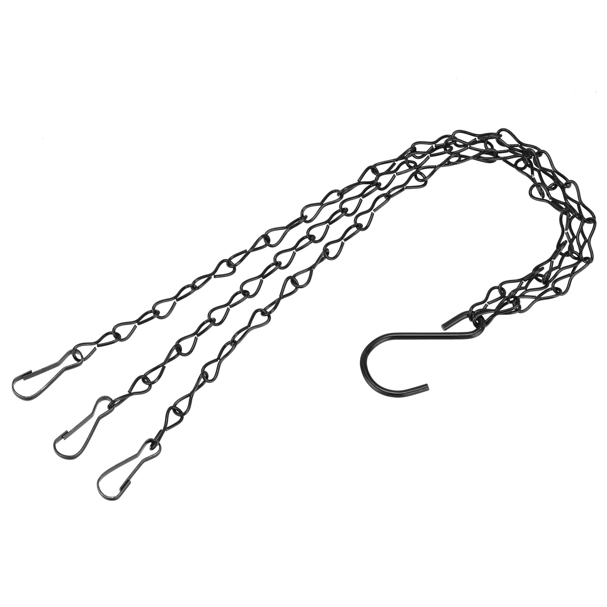Hanging Chains Extension Link w S Shaped Hook for Plant Basket Lantern ...