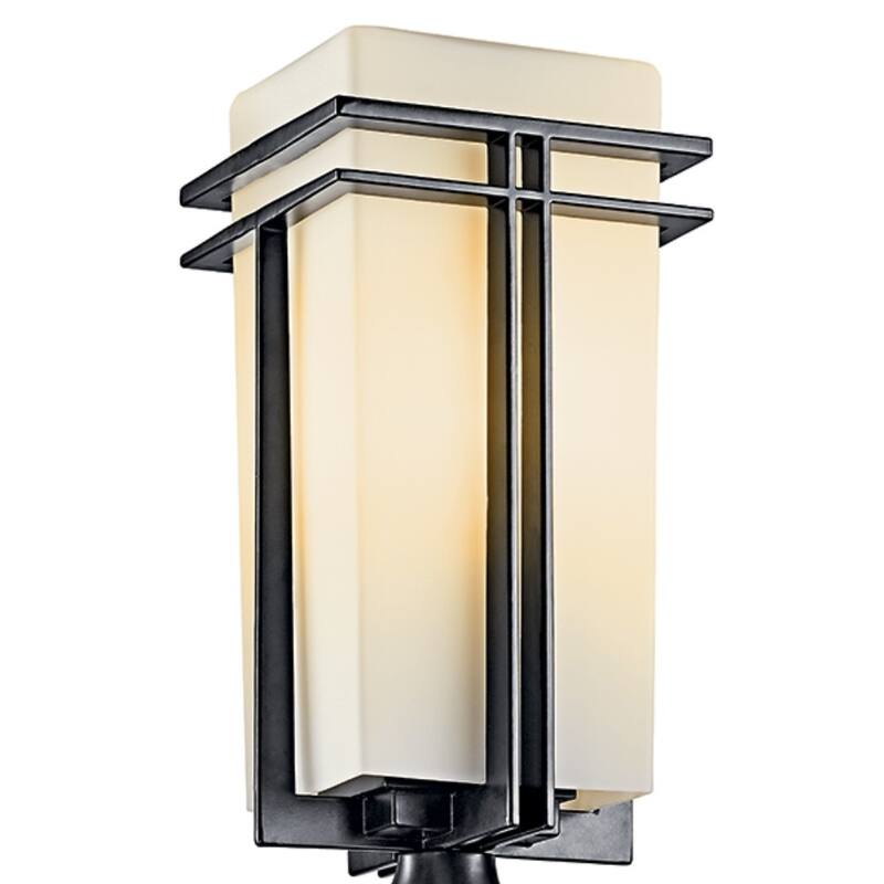Kichler Lighting Tremillo Collection 1-light Black Outdoor Post Lantern ...