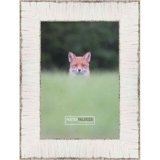 10x16 Contemporary White Complete Wood Picture Frame with UV Acrylic ...