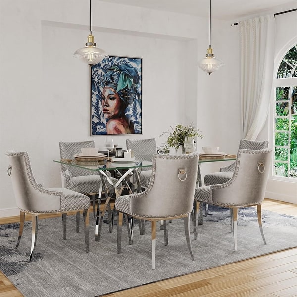 mirrored dining table uk