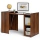 Costway Extendable Computer Desk Reversible Study Writing Desk w/ - Bed ...