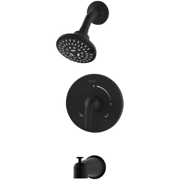 Symmons 5502TRM Elm Tub and Shower Trim Package with 2 GPM Multi - Bed ...