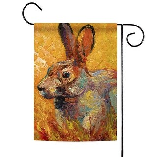 Painted Bunny Outdoor Garden Flag 18" x 12.5" - Bed Bath & Beyond ...