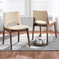 Danton Mid-Century Modern Wood Dining Chair Set (2PCs) - On Sale - Bed Bath & Beyond - 34237728