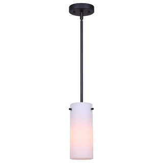 Lander 1 Light Pendant, Black Finish - Bed Bath & Beyond - 40222691
