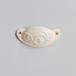 White Cast Iron Furniture Handle - Bed Bath & Beyond - 40300393