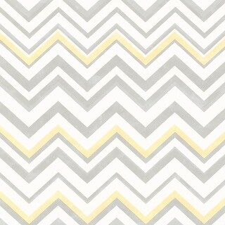 Chesapeake Susie Grey Chevron Wallpaper - 20.5in x 396in x 0.025in ...