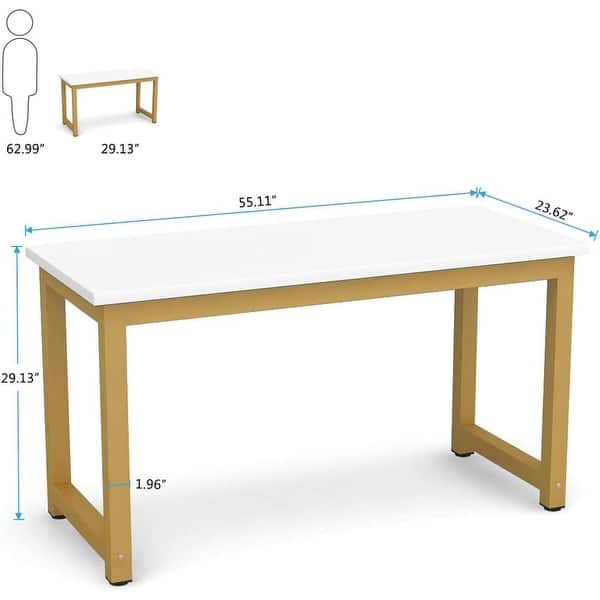 Modern Simple Office Desk Computer Table Study Writing Desk - Bed Bath ...